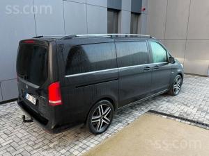 Black Mercedes-Benz V 250 2014 in Riga, with an engine capacity of 2.20 L and mileage of 187 thousand km for 28000 €, photo 3 on AUTOMOTO.COM.LV