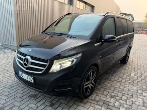 Black Mercedes-Benz V 250 2014 in Riga, with an engine capacity of 2.20 L and mileage of 187 thousand km for 28000 €, photo 5 on AUTOMOTO.COM.LV