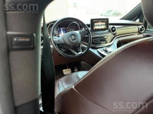 Black Mercedes-Benz V 250 2014 in Riga, with an engine capacity of 2.20 L and mileage of 187 thousand km for 28000 €, photo 14 on AUTOMOTO.COM.LV