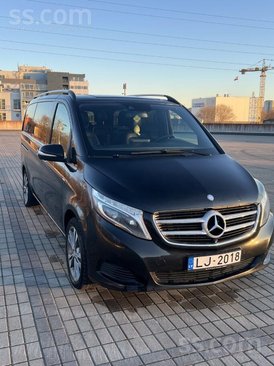 Melns Mercedes-Benz V 250 2015 Rīga, ar dzinēja tilpumu 2.20 L un nobraukumu 382 tūkst. km par 19200 €, foto 1 vietnē AUTOMOTO.COM.LV