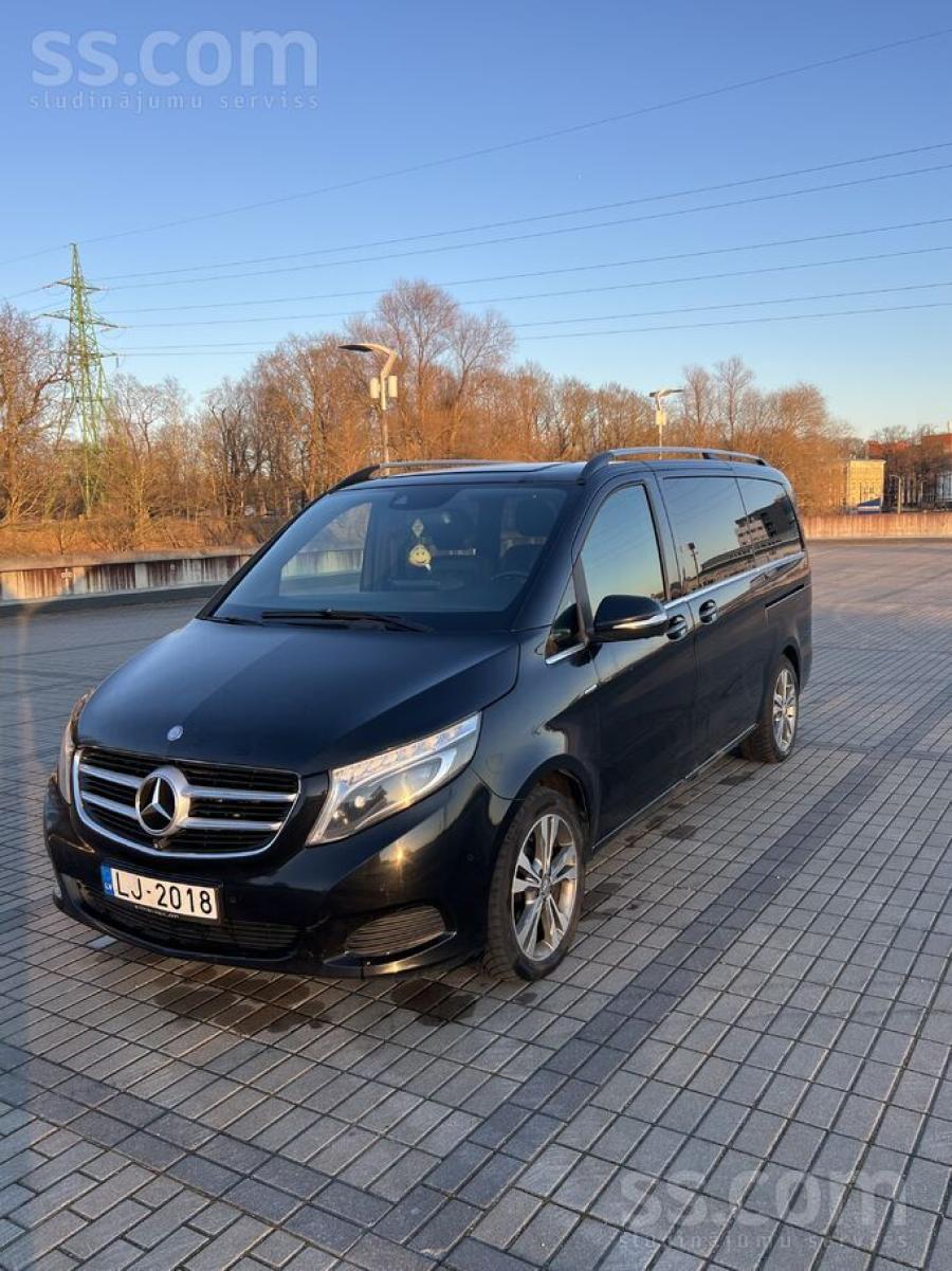 Melns Mercedes-Benz V 250 2015 Rīga, ar dzinēja tilpumu 2.20 L un nobraukumu 382 tūkst. km par 19200 €, foto 4 vietnē AUTOMOTO.COM.LV