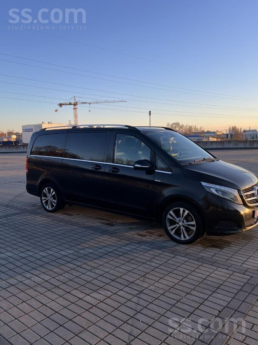 Melns Mercedes-Benz V 250 2015 Rīga, ar dzinēja tilpumu 2.20 L un nobraukumu 382 tūkst. km par 19200 €, foto 10 vietnē AUTOMOTO.COM.LV