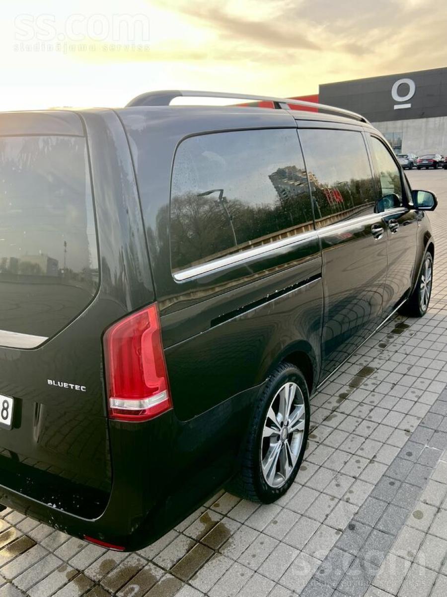 Melns Mercedes-Benz V 250 2015 Rīga, ar dzinēja tilpumu 2.20 L un nobraukumu 382 tūkst. km par 19200 €, foto 12 vietnē AUTOMOTO.COM.LV
