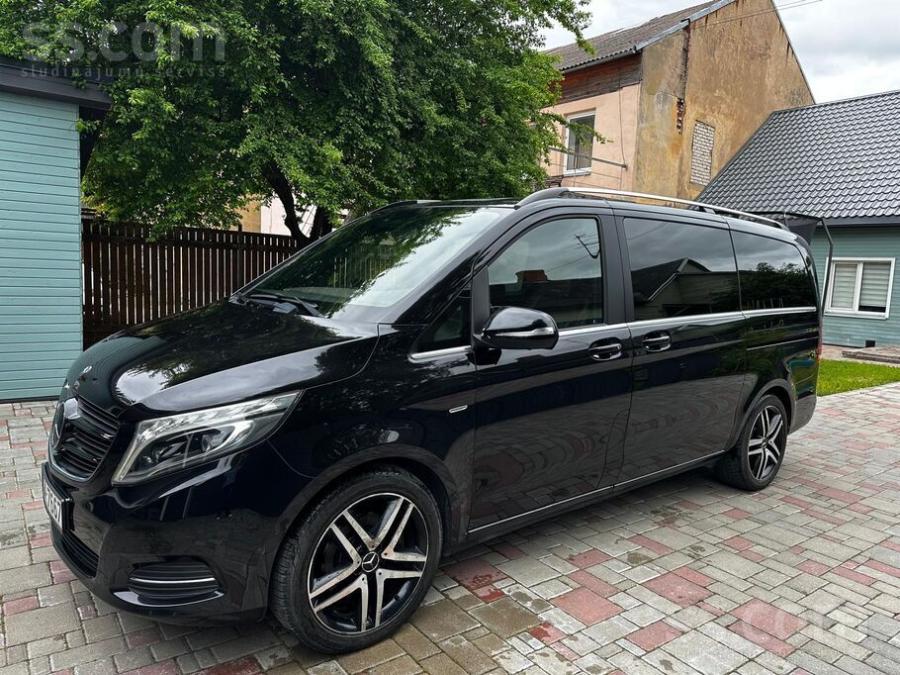 Melns Mercedes-Benz V 250 2015 Jēkabpils, ar dzinēja tilpumu 2.20 L un nobraukumu 196 tūkst. km par 28640 €, foto 3 vietnē AUTOMOTO.COM.LV