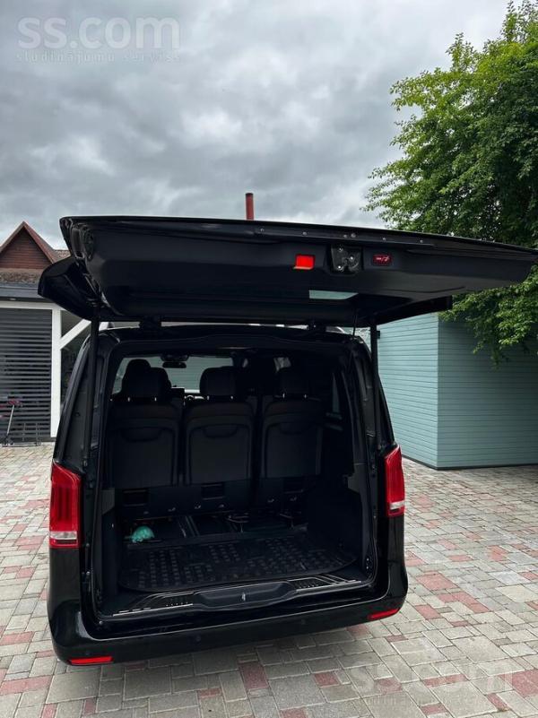 Melns Mercedes-Benz V 250 2015 Jēkabpils, ar dzinēja tilpumu 2.20 L un nobraukumu 196 tūkst. km par 28640 €, foto 7 vietnē AUTOMOTO.COM.LV