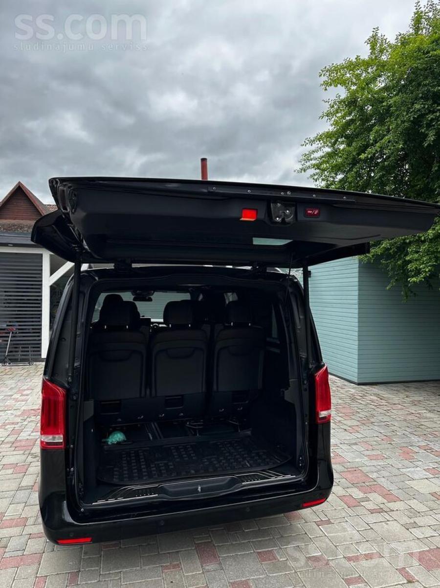 Melns Mercedes-Benz V 250 2015 Jēkabpils, ar dzinēja tilpumu 2.20 L un nobraukumu 196 tūkst. km par 28640 €, foto 7 vietnē AUTOMOTO.COM.LV