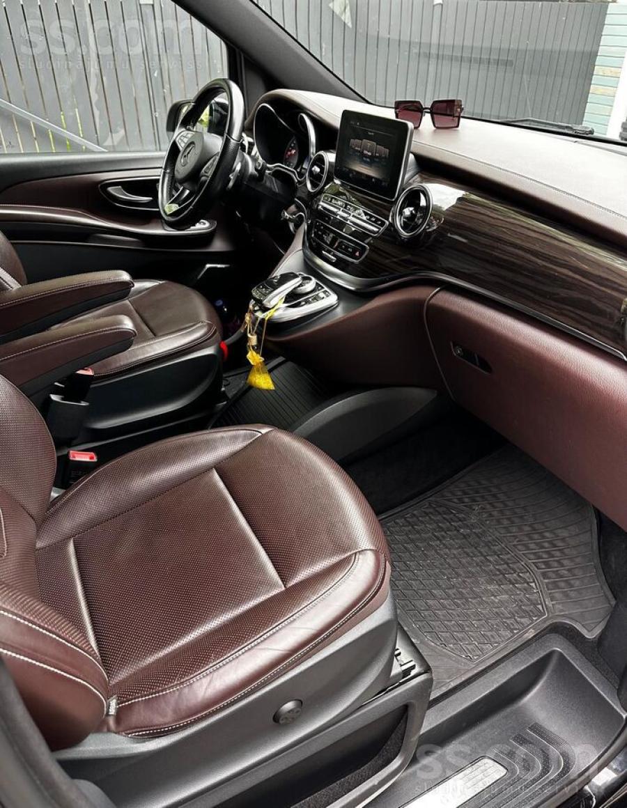 Melns Mercedes-Benz V 250 2015 Jēkabpils, ar dzinēja tilpumu 2.20 L un nobraukumu 196 tūkst. km par 28640 €, foto 8 vietnē AUTOMOTO.COM.LV
