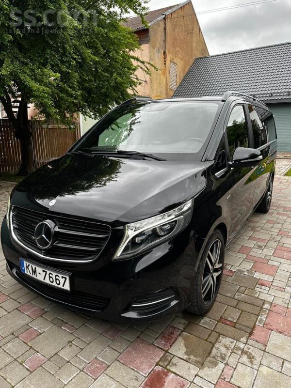 Mercedes-Benz V 250 2015 Jēkabpils vietnē Melns Mercedes-Benz V 250 2015 Jēkabpils, ar dzinēja tilpumu 2.20 L un nobraukumu 196 tūkst. km par 28640 €, foto 1 vietnē AUTOMOTO.COM.LV