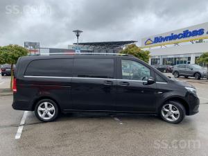 Black Mercedes-Benz V 250 2015 in Riga, with an engine capacity of 2.20 L and mileage of 289 thousand km for 18900 €, photo 3 on AUTOMOTO.COM.LV