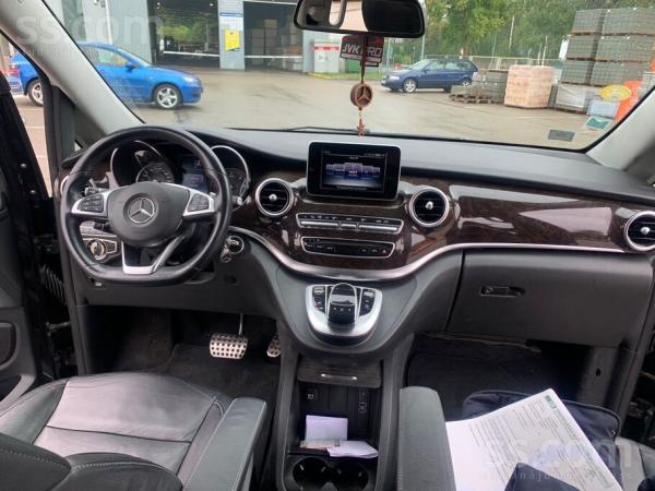 Mercedes-Benz V 250 2015 Rīga vietnē Melns Mercedes-Benz V 250 2015 Rīga, ar dzinēja tilpumu 2.20 L un nobraukumu 289 tūkst. km par 18900 €, foto 11 vietnē AUTOMOTO.COM.LV