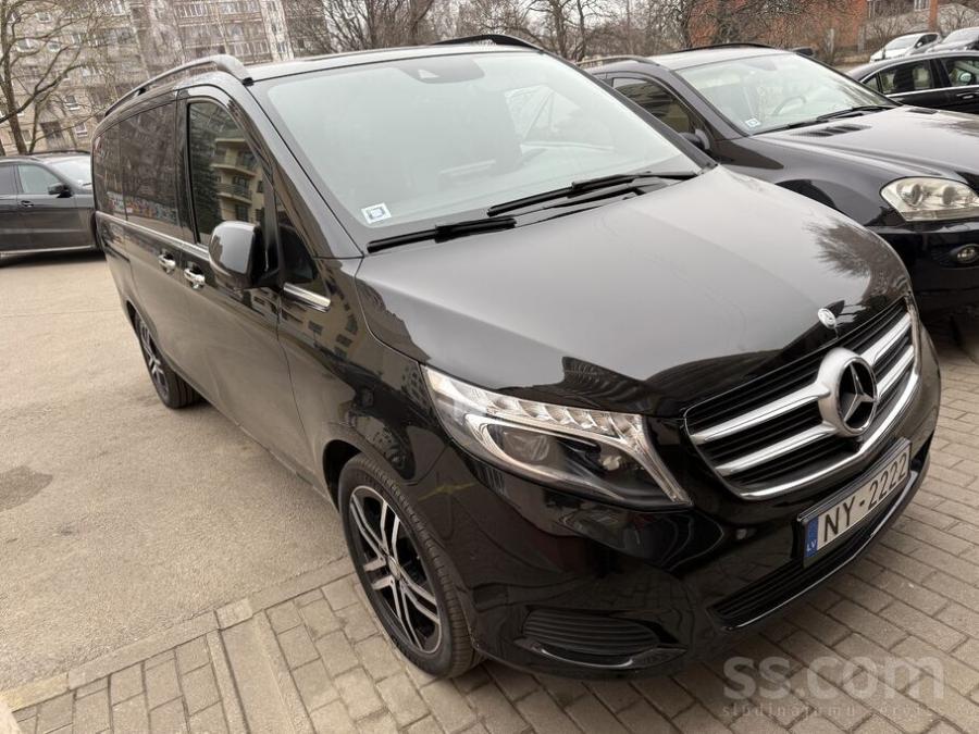 Melns Mercedes-Benz V 250 2016 Rīga, ar dzinēja tilpumu 2.50 L un nobraukumu 335 tūkst. km par 29900 €, foto 2 vietnē AUTOMOTO.COM.LV