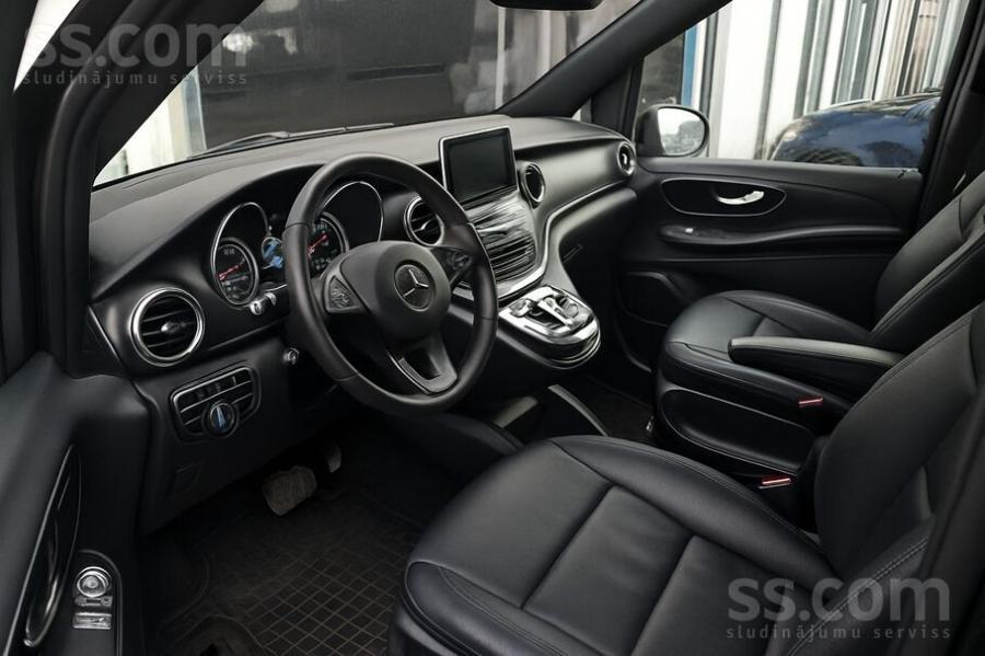 Melns Mercedes-Benz V 250 2016 Rīga, ar dzinēja tilpumu 2.50 L un nobraukumu 335 tūkst. km par 29900 €, foto 6 vietnē AUTOMOTO.COM.LV