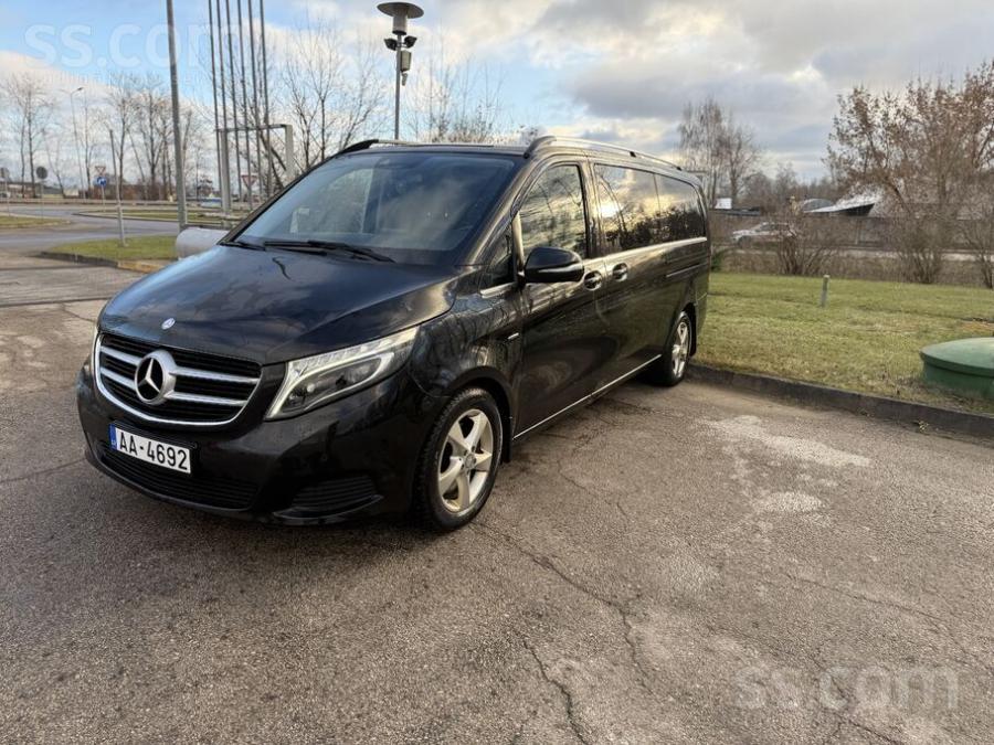 Melns Mercedes-Benz V 250 2016 Rīga, ar dzinēja tilpumu 2.20 L un nobraukumu 269 tūkst. km par 23700 €, foto 1 vietnē AUTOMOTO.COM.LV