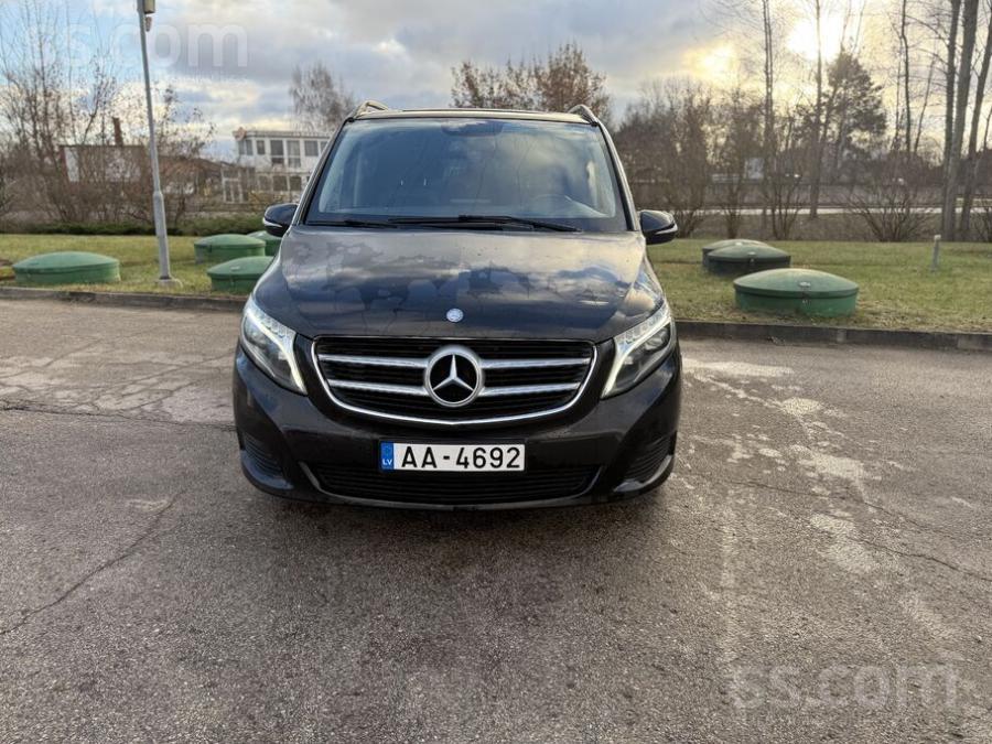 Melns Mercedes-Benz V 250 2016 Rīga, ar dzinēja tilpumu 2.20 L un nobraukumu 269 tūkst. km par 23700 €, foto 3 vietnē AUTOMOTO.COM.LV