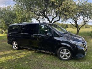 Black Mercedes-Benz V 250 2016 in Daugavpils, with an engine capacity of 2.00 L and mileage of 570 thousand km for 21000 €, photo  on AUTOMOTO.COM.LV