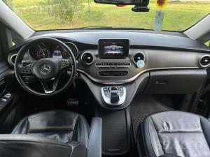 Black Mercedes-Benz V 250 2016 in Daugavpils, with an engine capacity of 2.00 L and mileage of 570 thousand km for 21000 €, photo 7 on AUTOMOTO.COM.LV