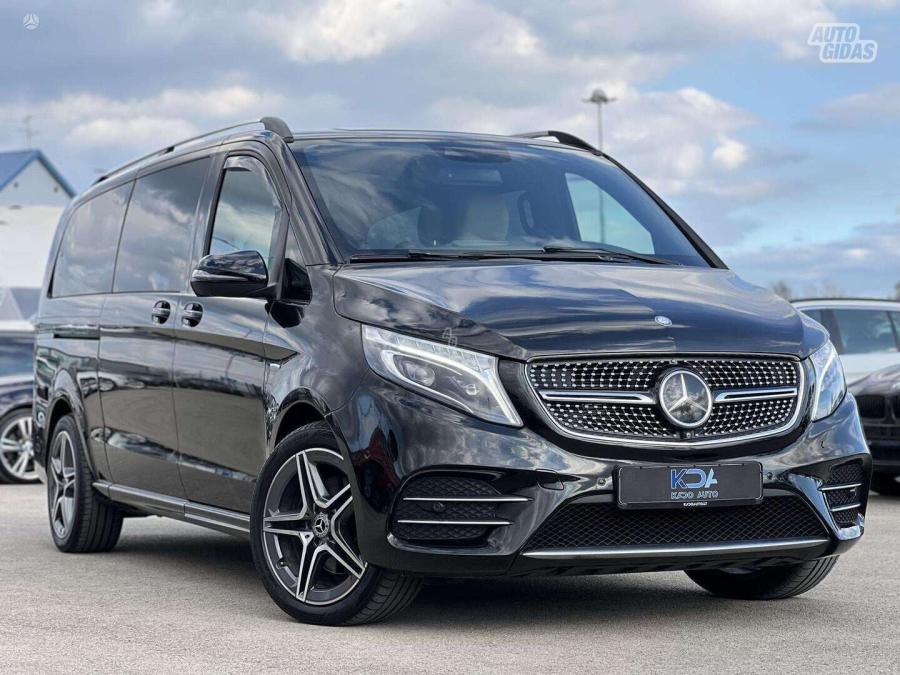 Melns Mercedes-Benz V 250 2017 Marijampole, ar dzinēja tilpumu 2.10 L un nobraukumu 300 tūkst. km par 29950 €, foto 1 vietnē AUTOMOTO.COM.LV