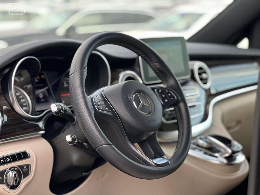 Melns Mercedes-Benz V 250 2017 Marijampole, ar dzinēja tilpumu 2.10 L un nobraukumu 300 tūkst. km par 29950 €, foto 22 vietnē AUTOMOTO.COM.LV