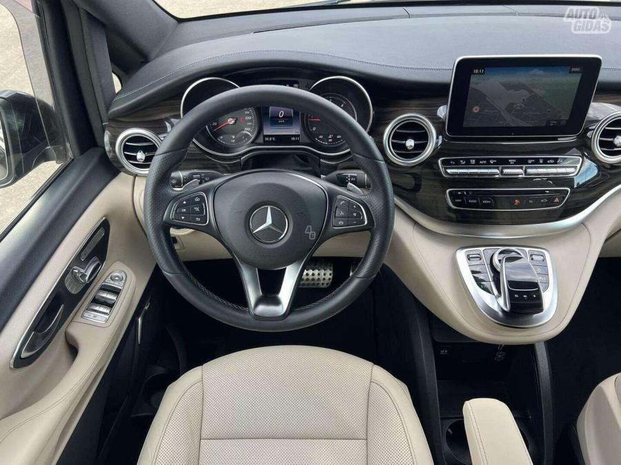 Melns Mercedes-Benz V 250 2017 Marijampole, ar dzinēja tilpumu 2.10 L un nobraukumu 300 tūkst. km par 29950 €, foto 36 vietnē AUTOMOTO.COM.LV