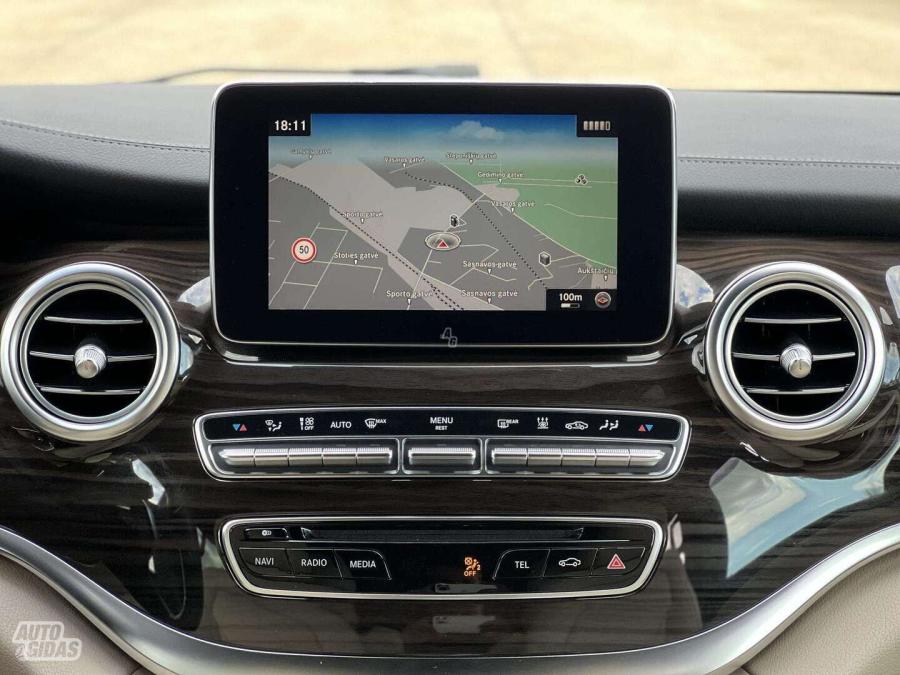 Melns Mercedes-Benz V 250 2017 Marijampole, ar dzinēja tilpumu 2.10 L un nobraukumu 300 tūkst. km par 29950 €, foto 38 vietnē AUTOMOTO.COM.LV