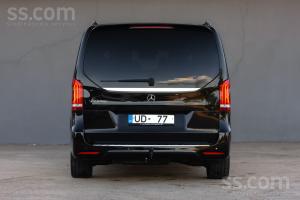 Black Mercedes-Benz V 250 2017 in Jelgava, with an engine capacity of 2.10 L and mileage of 79 thousand km for 40000 €, photo 7 on AUTOMOTO.COM.LV