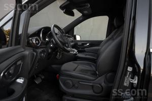 Black Mercedes-Benz V 250 2017 in Jelgava, with an engine capacity of 2.10 L and mileage of 79 thousand km for 40000 €, photo 9 on AUTOMOTO.COM.LV