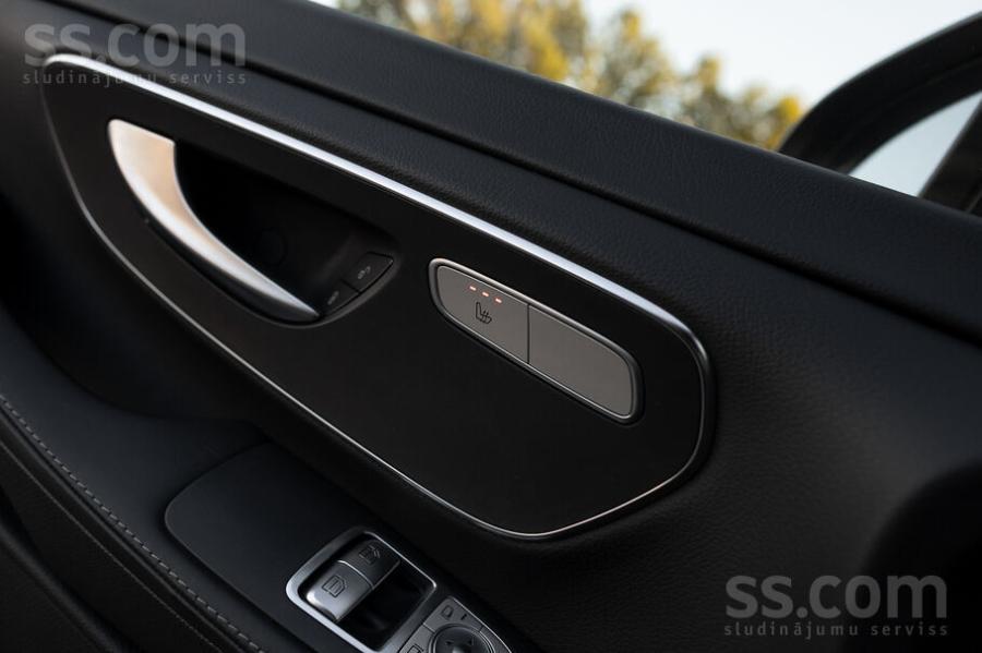 Black Mercedes-Benz V 250 2017 in Jelgava, with an engine capacity of 2.10 L and mileage of 79 thousand km for 40000 €, photo 11 on AUTOMOTO.COM.LV