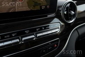 Black Mercedes-Benz V 250 2017 in Jelgava, with an engine capacity of 2.10 L and mileage of 79 thousand km for 40000 €, photo 14 on AUTOMOTO.COM.LV