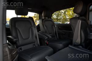 Black Mercedes-Benz V 250 2017 in Jelgava, with an engine capacity of 2.10 L and mileage of 79 thousand km for 40000 €, photo 23 on AUTOMOTO.COM.LV