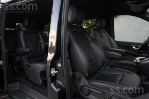 Black Mercedes-Benz V 250 2017 in Jelgava, with an engine capacity of 2.10 L and mileage of 79 thousand km for 40000 €, photo 27 on AUTOMOTO.COM.LV