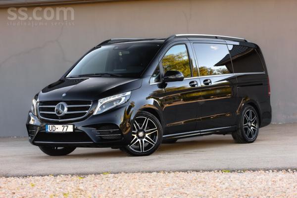 Melns Mercedes-Benz V 250 2017 Jelgava, ar dzinēja tilpumu 2.10 L un nobraukumu 79 tūkst. km par 40000 €, foto 1 vietnē AUTOMOTO.COM.LV