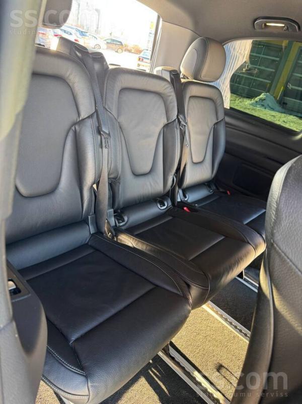Melns Mercedes-Benz V 250 2017 Jūrmala, ar dzinēja tilpumu 2.00 L un nobraukumu 134 tūkst. km par 32500 €, foto 4 vietnē AUTOMOTO.COM.LV