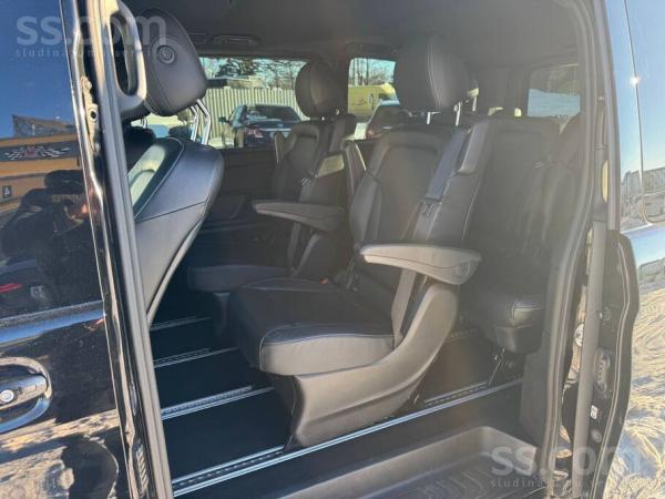 Melns Mercedes-Benz V 250 2017 Jūrmala, ar dzinēja tilpumu 2.00 L un nobraukumu 134 tūkst. km par 32500 €, foto 6 vietnē AUTOMOTO.COM.LV