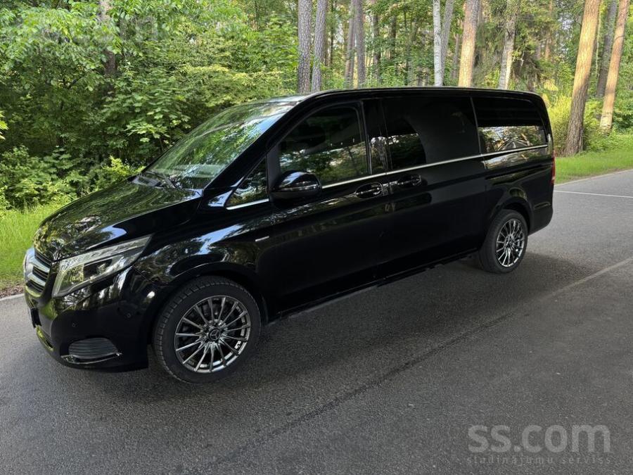Melns Mercedes-Benz V 250 2017 Rīga, ar dzinēja tilpumu 2.50 L un nobraukumu 183 tūkst. km par 27000 €, foto 1 vietnē AUTOMOTO.COM.LV