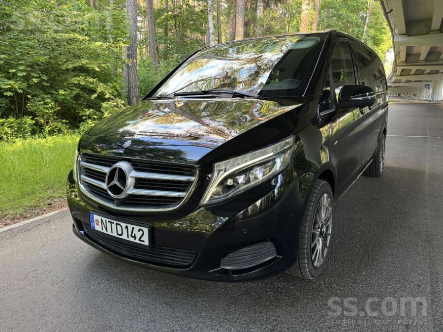 Melns Mercedes-Benz V 250 2017 Rīga, ar dzinēja tilpumu 2.50 L un nobraukumu 183 tūkst. km par 27000 €, foto 3 vietnē AUTOMOTO.COM.LV