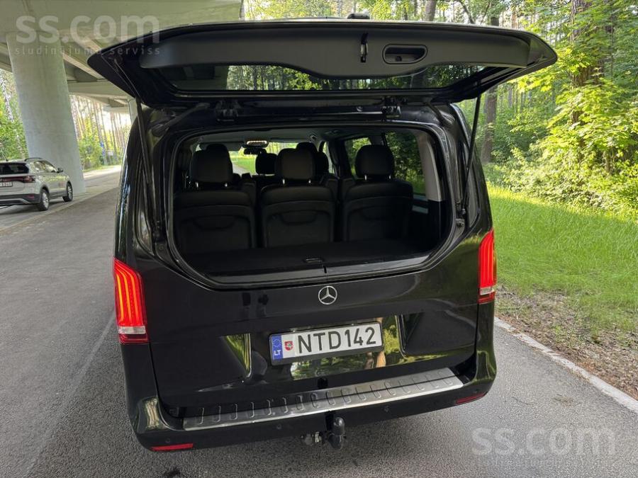 Melns Mercedes-Benz V 250 2017 Rīga, ar dzinēja tilpumu 2.50 L un nobraukumu 183 tūkst. km par 27000 €, foto 6 vietnē AUTOMOTO.COM.LV