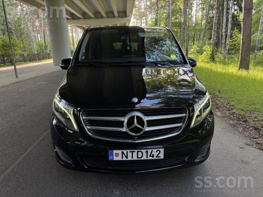 Melns Mercedes-Benz V 250 2017 Rīga, ar dzinēja tilpumu 2.50 L un nobraukumu 183 tūkst. km par 27000 €, foto 7 vietnē AUTOMOTO.COM.LV