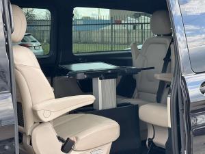 Black Mercedes-Benz V 250 2017 in Kaunas, with an engine capacity of 2.10 L and mileage of 300 thousand km for 29450 €, photo 23 on AUTOMOTO.COM.LV