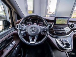 Black Mercedes-Benz V 250 2017 in Kaunas, with an engine capacity of 2.10 L and mileage of 183 thousand km for 38950 €, photo 18 on AUTOMOTO.COM.LV