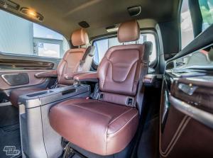 Black Mercedes-Benz V 250 2017 in Kaunas, with an engine capacity of 2.10 L and mileage of 183 thousand km for 38950 €, photo 31 on AUTOMOTO.COM.LV