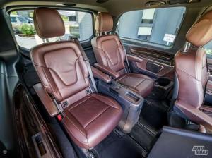 Black Mercedes-Benz V 250 2017 in Kaunas, with an engine capacity of 2.10 L and mileage of 183 thousand km for 38950 €, photo 35 on AUTOMOTO.COM.LV