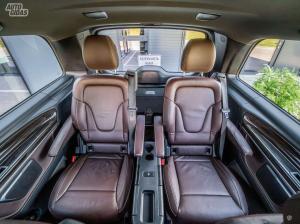 Black Mercedes-Benz V 250 2017 in Kaunas, with an engine capacity of 2.10 L and mileage of 183 thousand km for 38950 €, photo 36 on AUTOMOTO.COM.LV