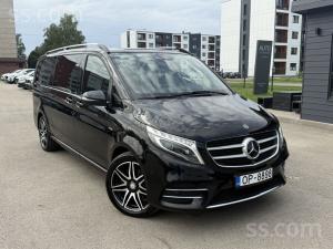 Black Mercedes-Benz V 250 2017 in Jelgava, with an engine capacity of 2.20 L and mileage of 0 thousand km for 33000 €, photo  on AUTOMOTO.COM.LV