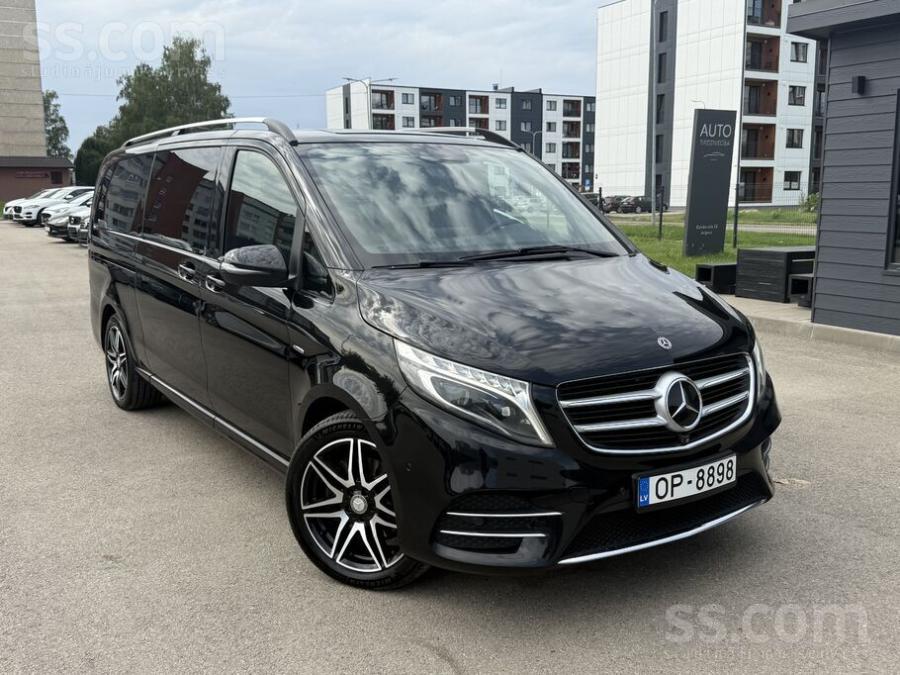 Black Mercedes-Benz V 250 2017 in Jelgava, with an engine capacity of 2.20 L and mileage of 0 thousand km for 33000 €, photo 1 on AUTOMOTO.COM.LV