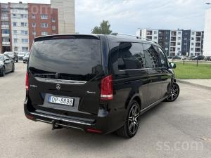 Black Mercedes-Benz V 250 2017 in Jelgava, with an engine capacity of 2.20 L and mileage of 0 thousand km for 33000 €, photo 5 on AUTOMOTO.COM.LV