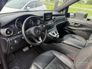 Black Mercedes-Benz V 250 2017 in Jelgava, with an engine capacity of 2.20 L and mileage of 0 thousand km for 33000 €, photo 9 on AUTOMOTO.COM.LV
