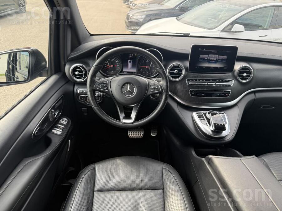 Black Mercedes-Benz V 250 2017 in Jelgava, with an engine capacity of 2.20 L and mileage of 0 thousand km for 33000 €, photo 10 on AUTOMOTO.COM.LV