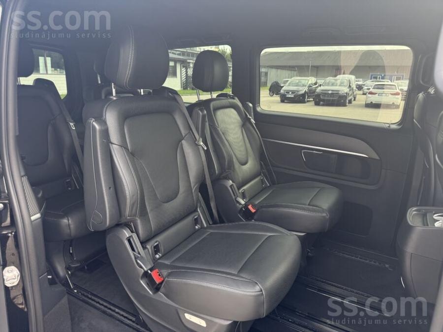 Black Mercedes-Benz V 250 2017 in Jelgava, with an engine capacity of 2.20 L and mileage of 0 thousand km for 33000 €, photo 13 on AUTOMOTO.COM.LV