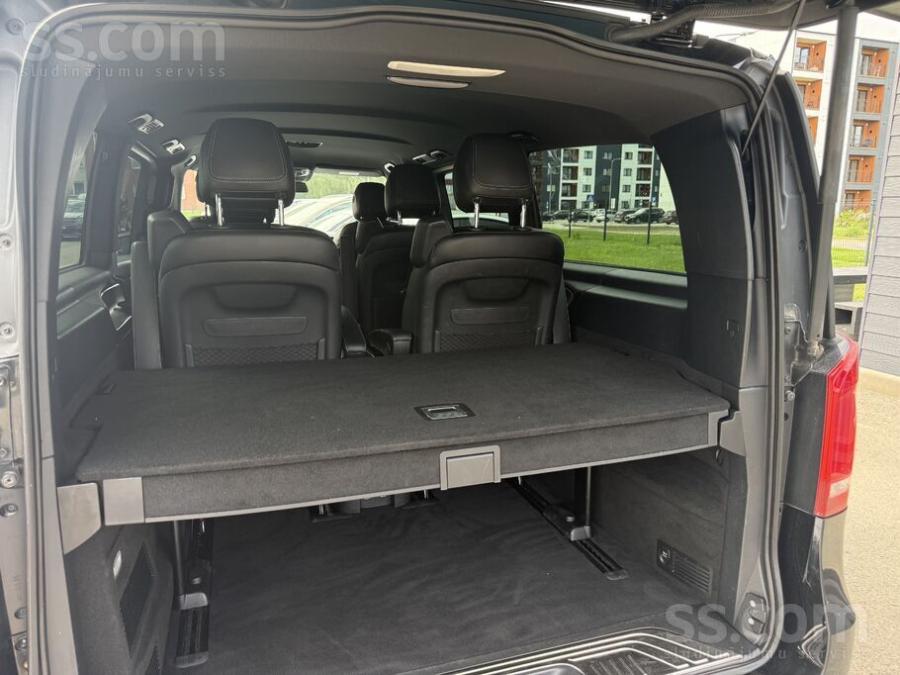 Black Mercedes-Benz V 250 2017 in Jelgava, with an engine capacity of 2.20 L and mileage of 0 thousand km for 33000 €, photo 27 on AUTOMOTO.COM.LV