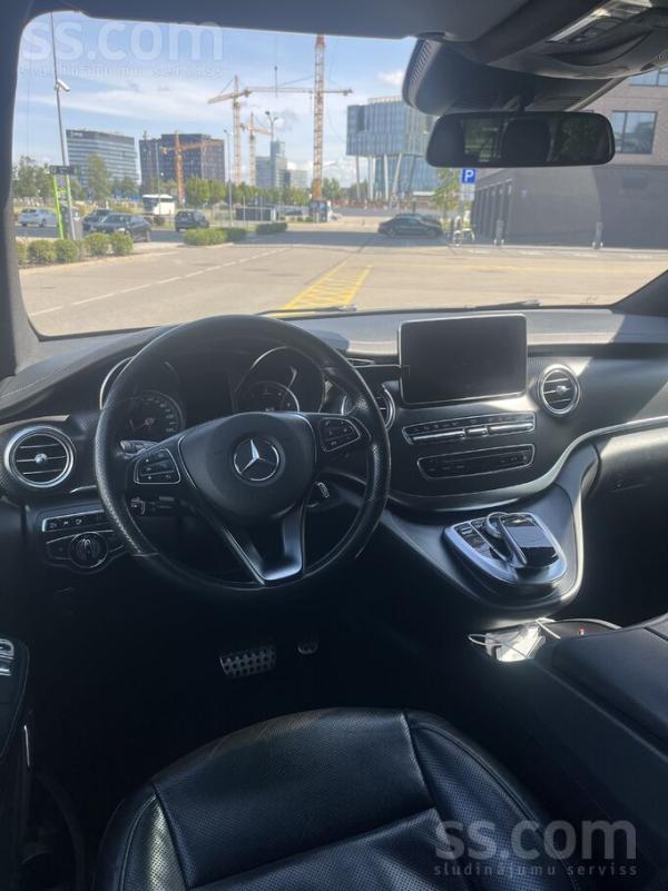 Melns Mercedes-Benz V 250 2017 Rīga, ar dzinēja tilpumu 2.20 L un nobraukumu 276 tūkst. km par 32000 €, foto 8 vietnē AUTOMOTO.COM.LV